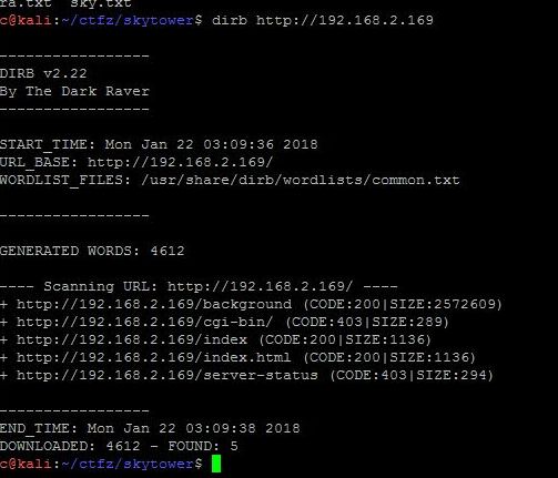 code16: SkyTower - CTF