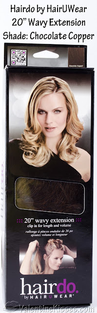 Valentine Kisses: Hairdo by HairUWear 20" Wavy Extension in Chocolate ...