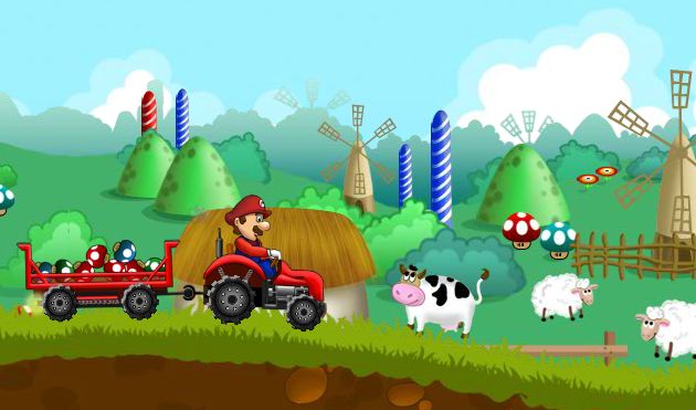 Farm Games: Mario Mushroom Farm