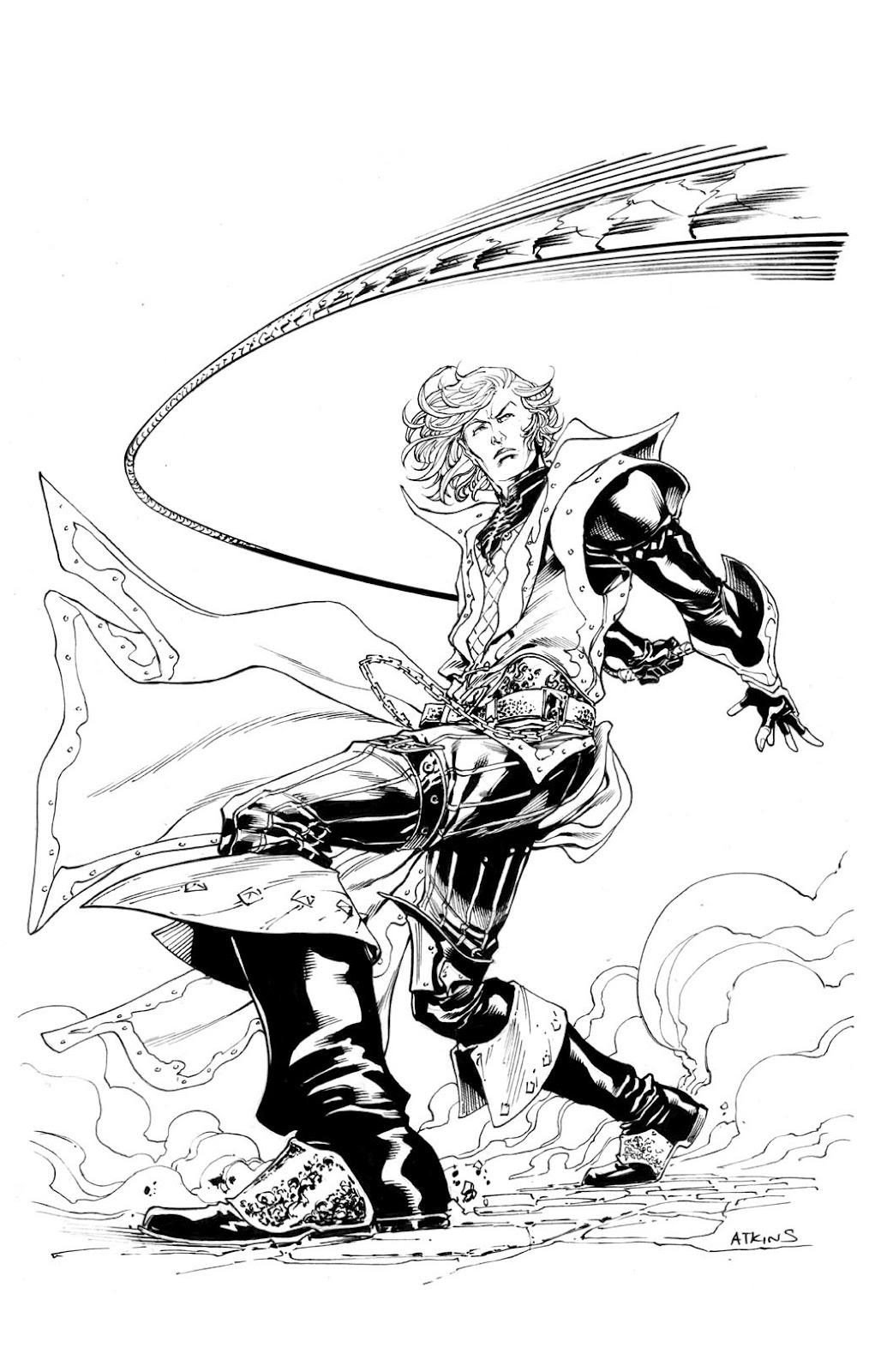 Nuevo coloreado de Castlevania en Photoshop