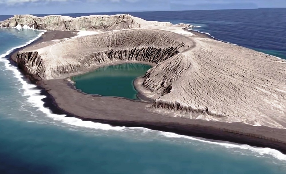 A Newly Formed Island from Volcanic Eruption May Reveal Clues to How ...