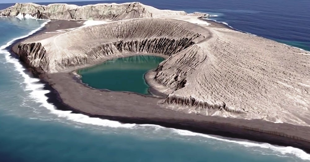 A Newly Formed Island from Volcanic Eruption May Reveal Clues to How ...