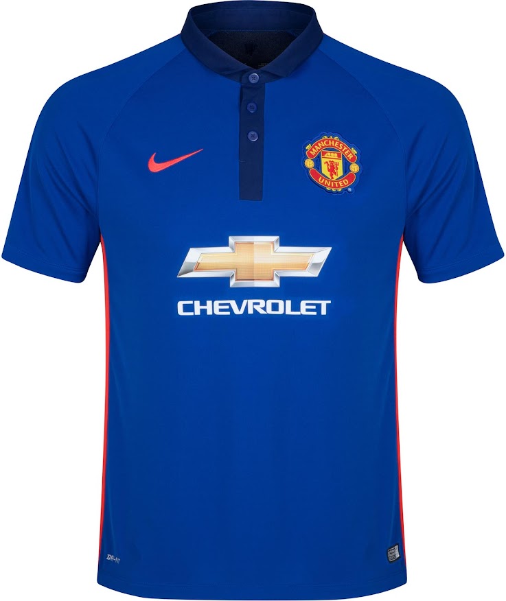 Manchester United 14-15 Home, Away and Third Kits - Footy Headlines