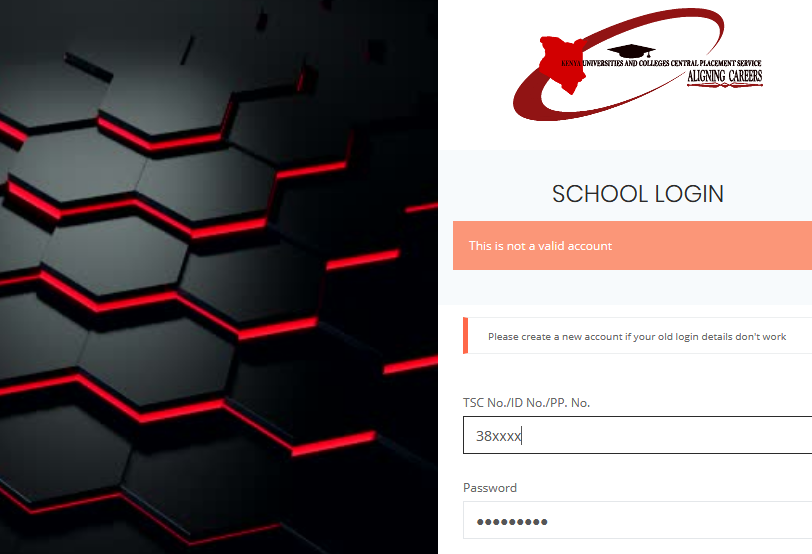 KUCCPS PLACEMENT SERVICE: Principal's Application Guide.