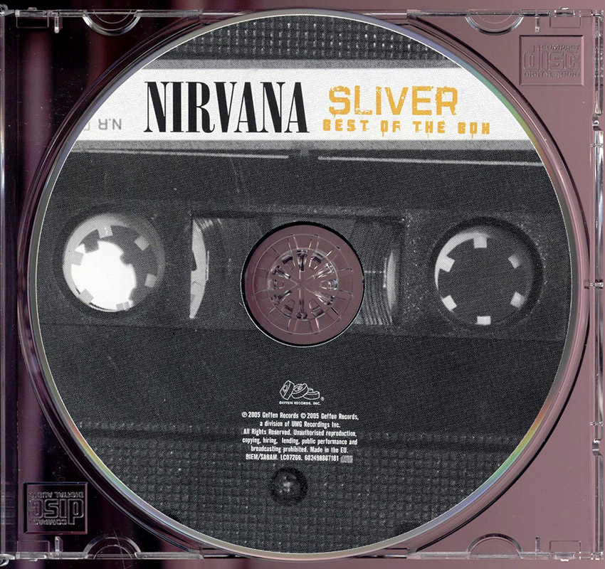 Encarte: Nirvana - Sliver: The Best Of The Box - Encartes Pop