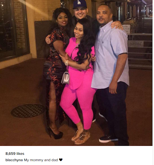 Blac Chyna's parents Eric and Ms Tokyo Toni on date with Rob Kardashian ...