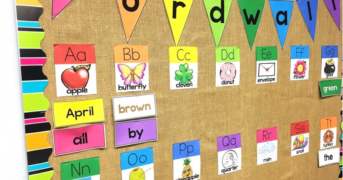 Firstgraderoundup : Rainbow Classroom Decor Set