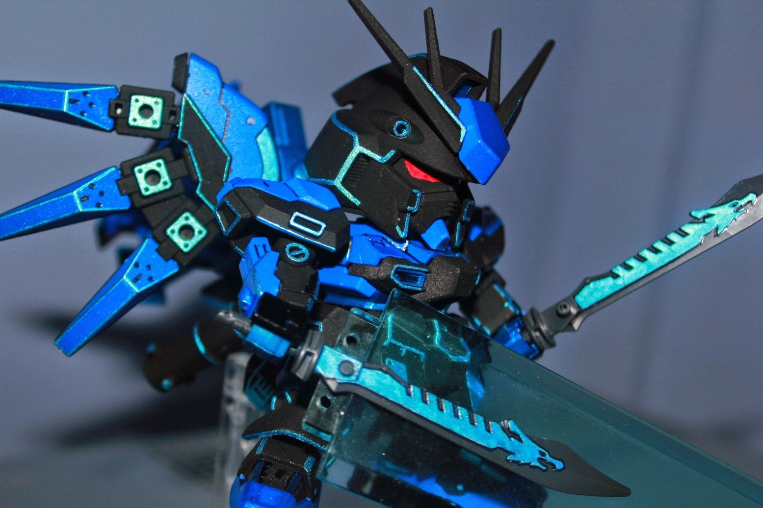 GUNDAM GUY: GUNDAM GUY: READERS FEATURE GUNPLA BUILD - SD Dark Hi Nu ...
