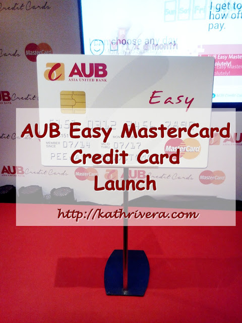 AUB Easy MasterCard Credit Card Launch | Dear Kitty Kittie Kath- Top ...