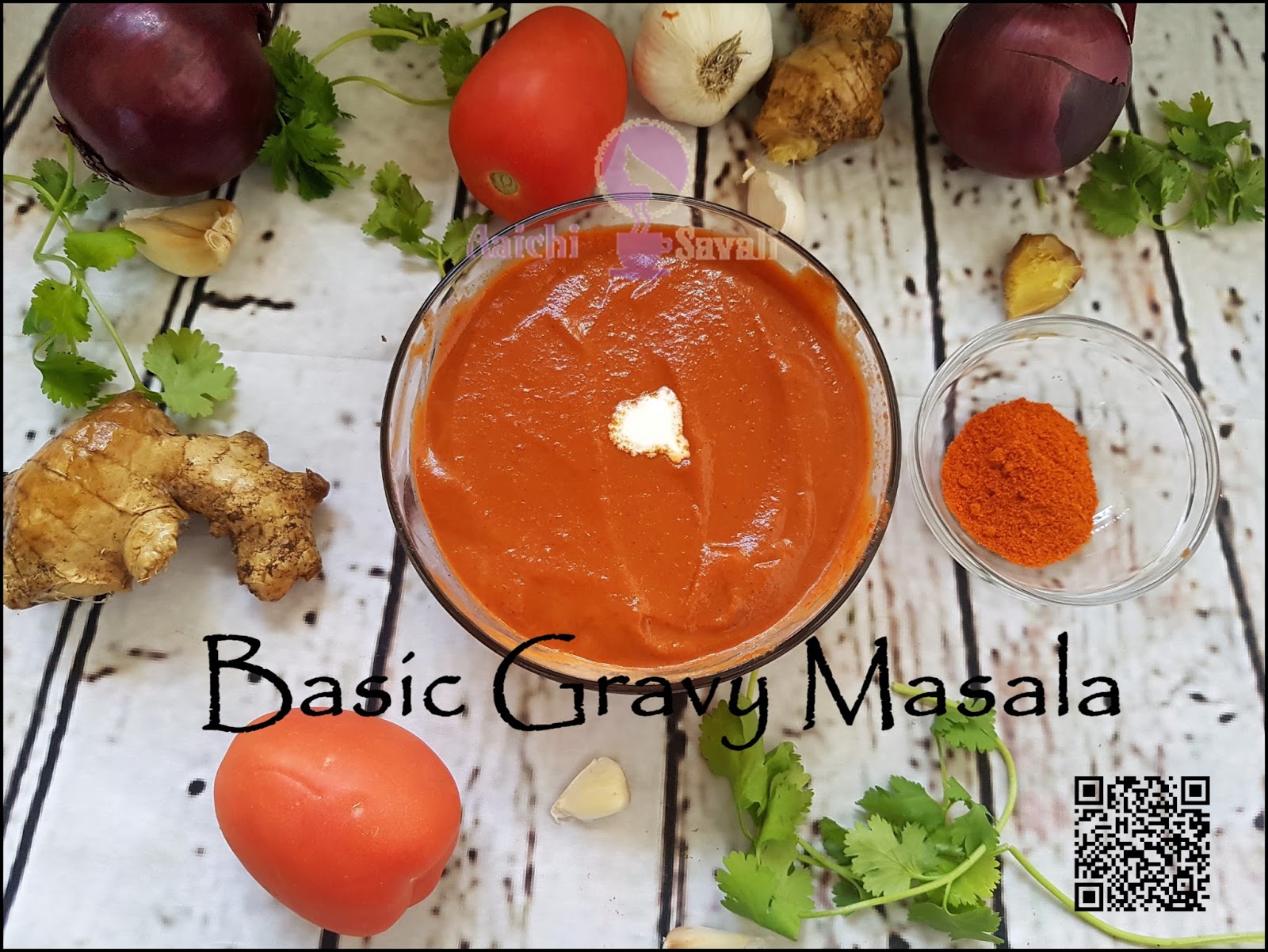 Instant and All Season : Basic Curry Sauce | Basic Gravy Masala ...