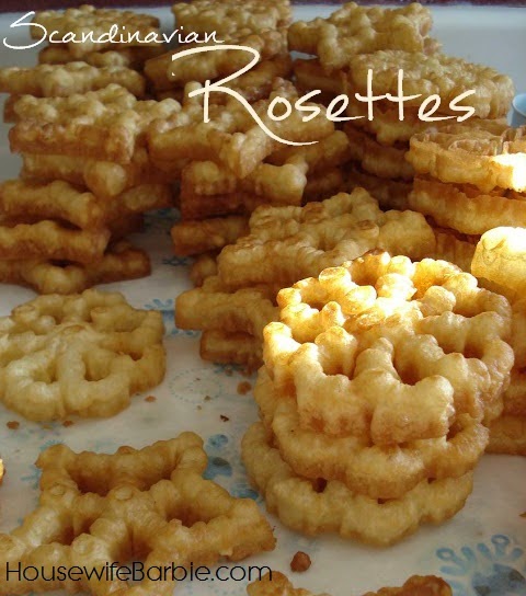 An American Housewife: Step By Step Photos of my Scandinavian Rosettes ...