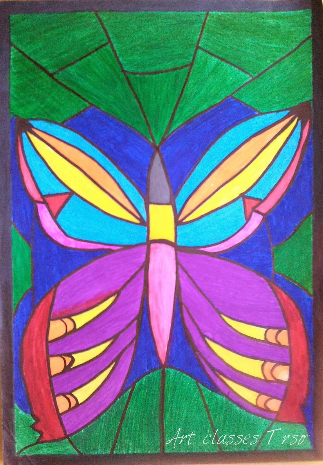 art classes trsho: Vitraž