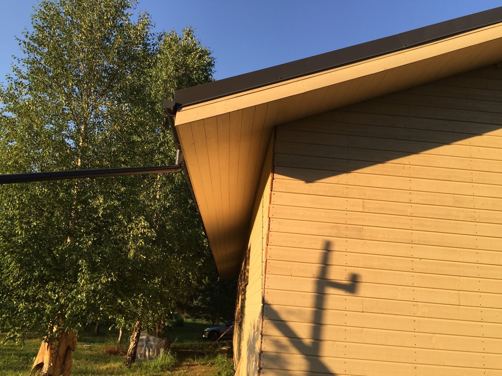 Statau sodyba: Stogo pakalimas