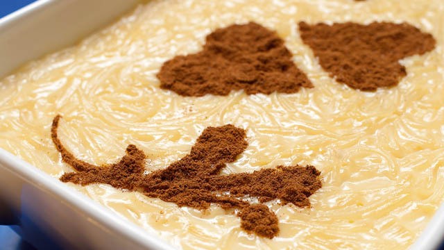 Aletria Cremosa | Portuguese Traditional Dessert | Delta Ferreira