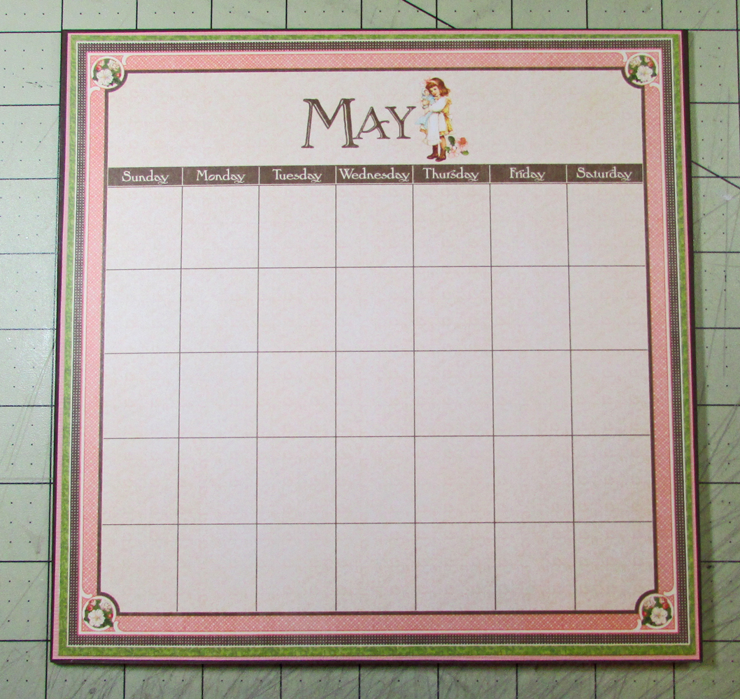 Scraps of Life: 2017 Calendar Folio Series - May