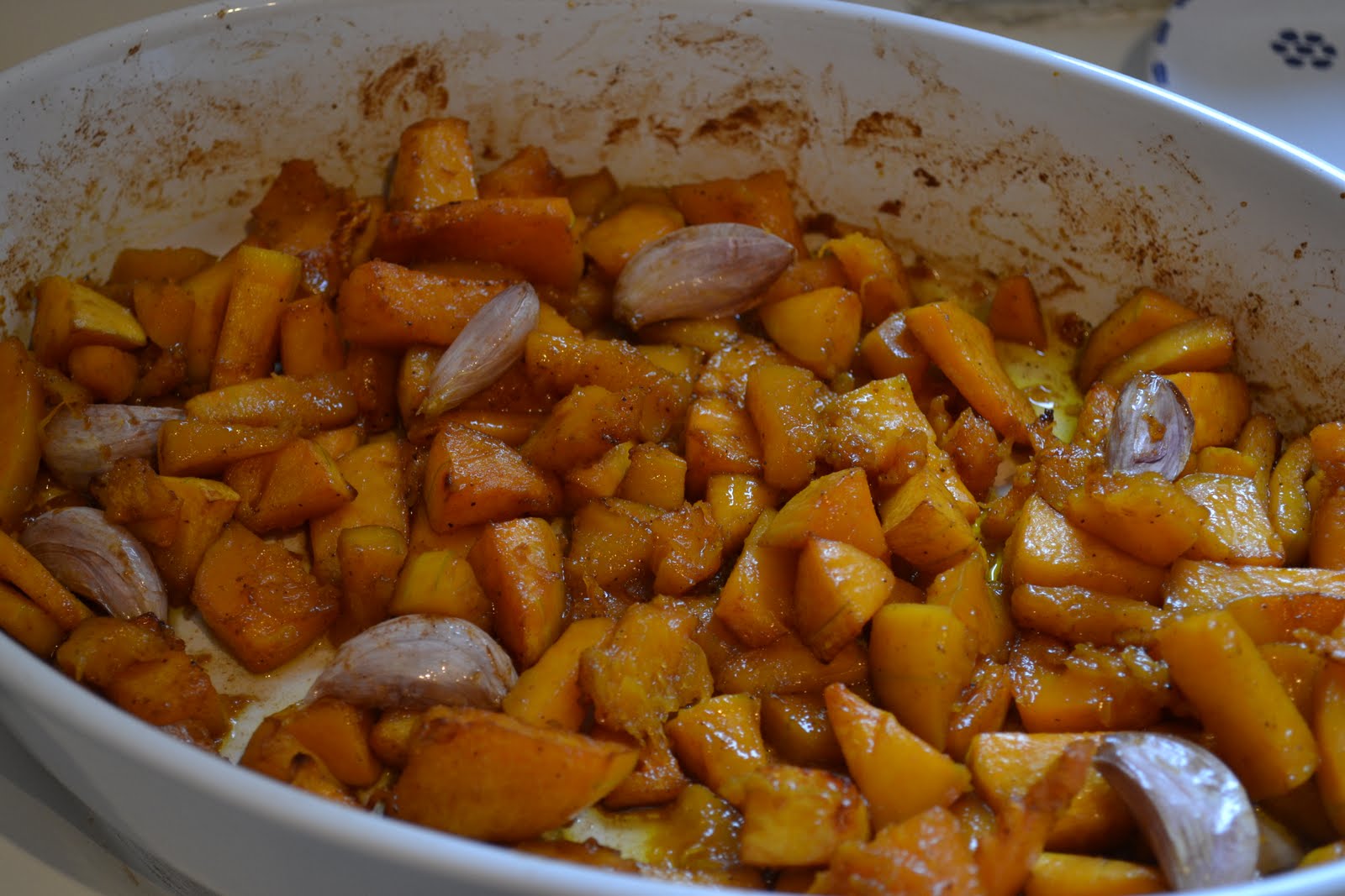 Courge rôtie aux épices