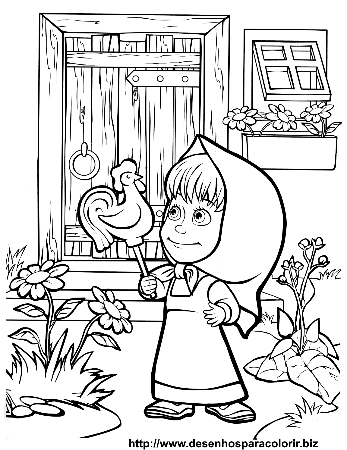 Desenhos para colorir: 36 Desenhos para colorir de Masha e o Urso