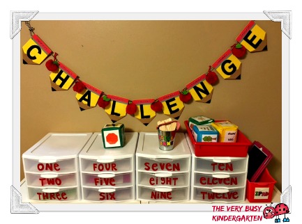 The Very Busy Kindergarten: Setting Up My Challenge Area