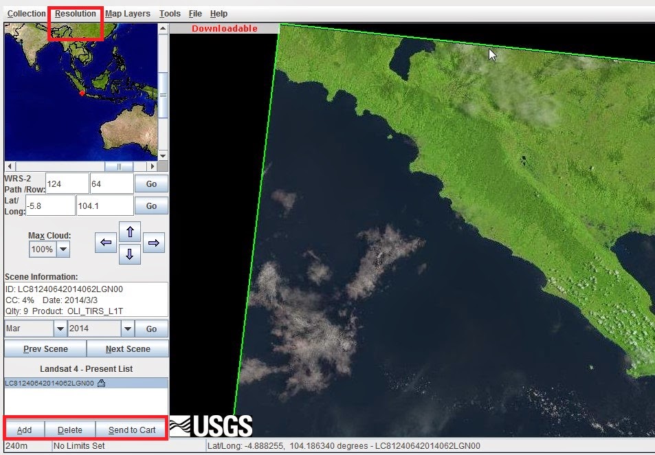 Omah Peta: Download Landsat 8 Melalui Glovis USGS
