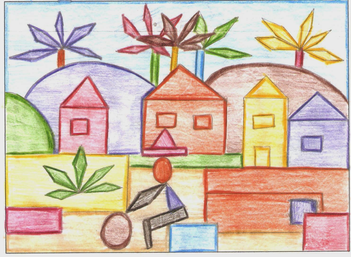 Desenhos Feitos Com Formas Geometricas - RETOEDU