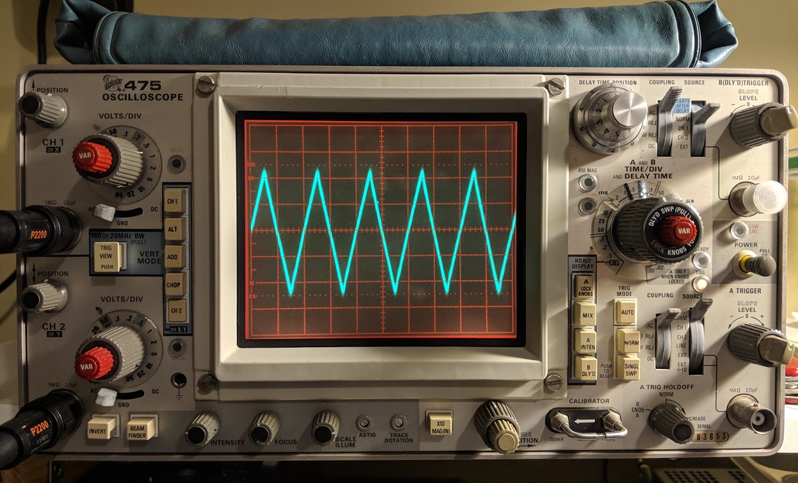 Oscilloscope now on the bench • AmateurRadio.com