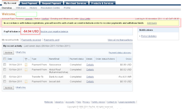 How to get rid of Paypal limitations or how to get rid of negative ...