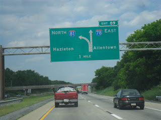 Luke's Signs: Interstate 81 & Interstate 78 - Pennsylvania