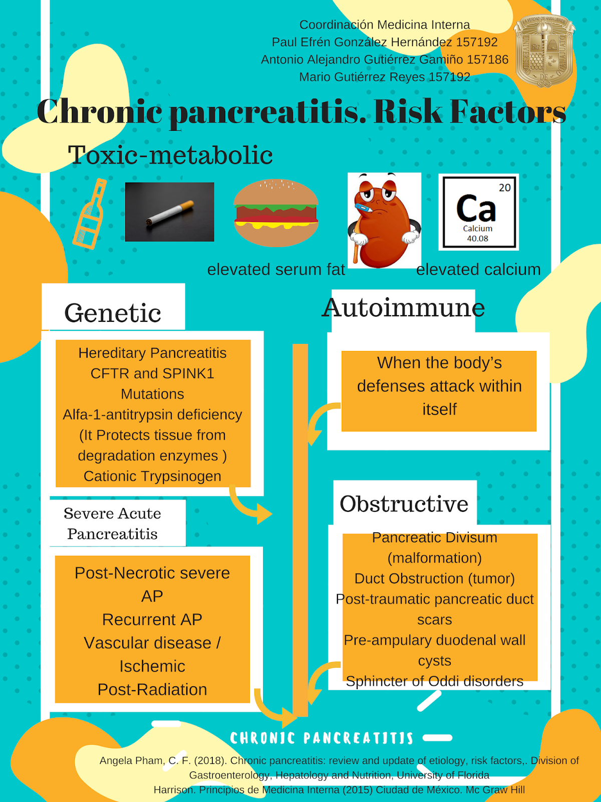 DIVULGACIÓN CIENTÍFICA UG: Chronic Pancreatitis. Risk Factors