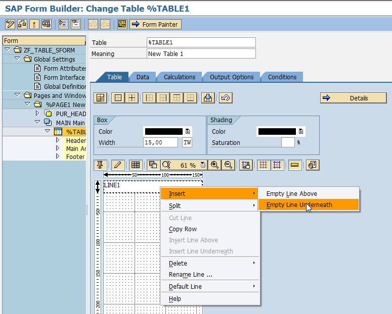 Amarmn.com - SAP ABAP, SAP UI5, SAP Fiori: WORKING WITH TABLES IN SMARTFORMS