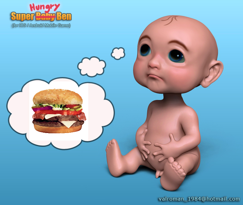 valromanfrancisco: Super Baby Ben (iOS / Android Mobile Game)