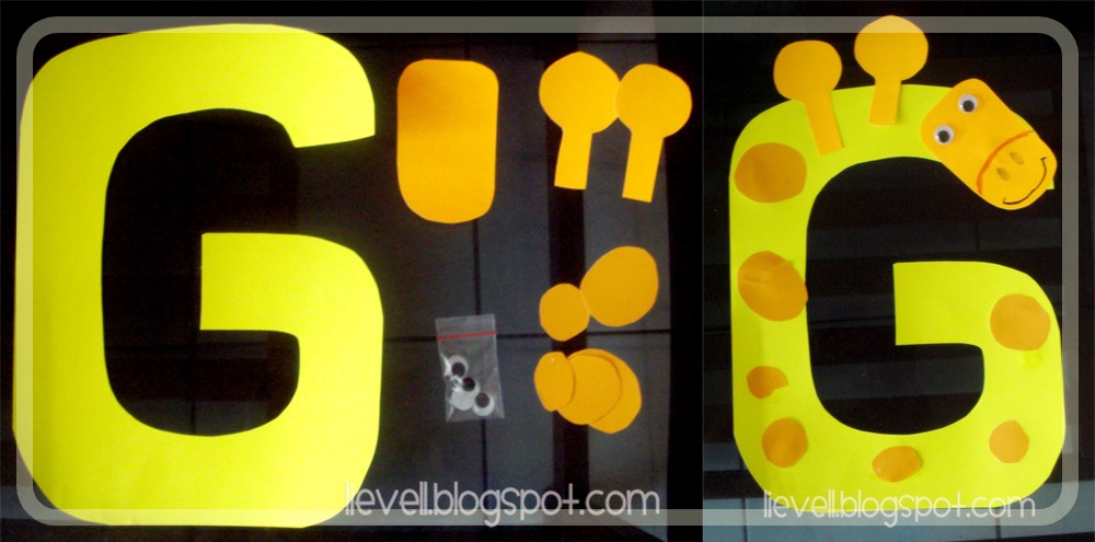 Simply-hood: Craft : Letter G - Giraffe