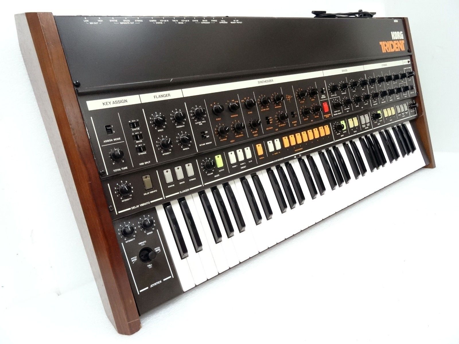 MATRIXSYNTH: KORG Trident MK1 Vintage Analog Polyphonic Synthesizer w ...