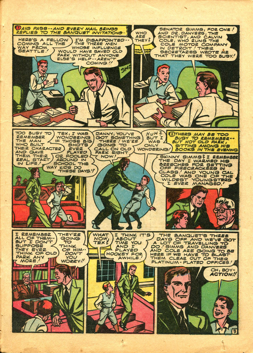 Four-Color Shadows: TNT and Dan the Dyna-Mite-Louis Cazeneuve-1942