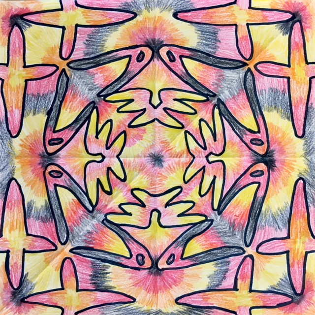 Art at Hosmer: Radial Symmetry Name Designs