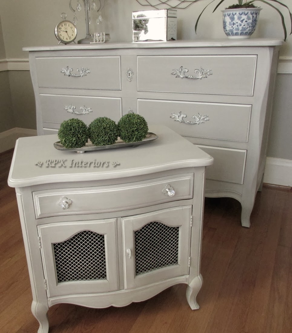 RPK Interiors: French Linen Dresser & Night Stand