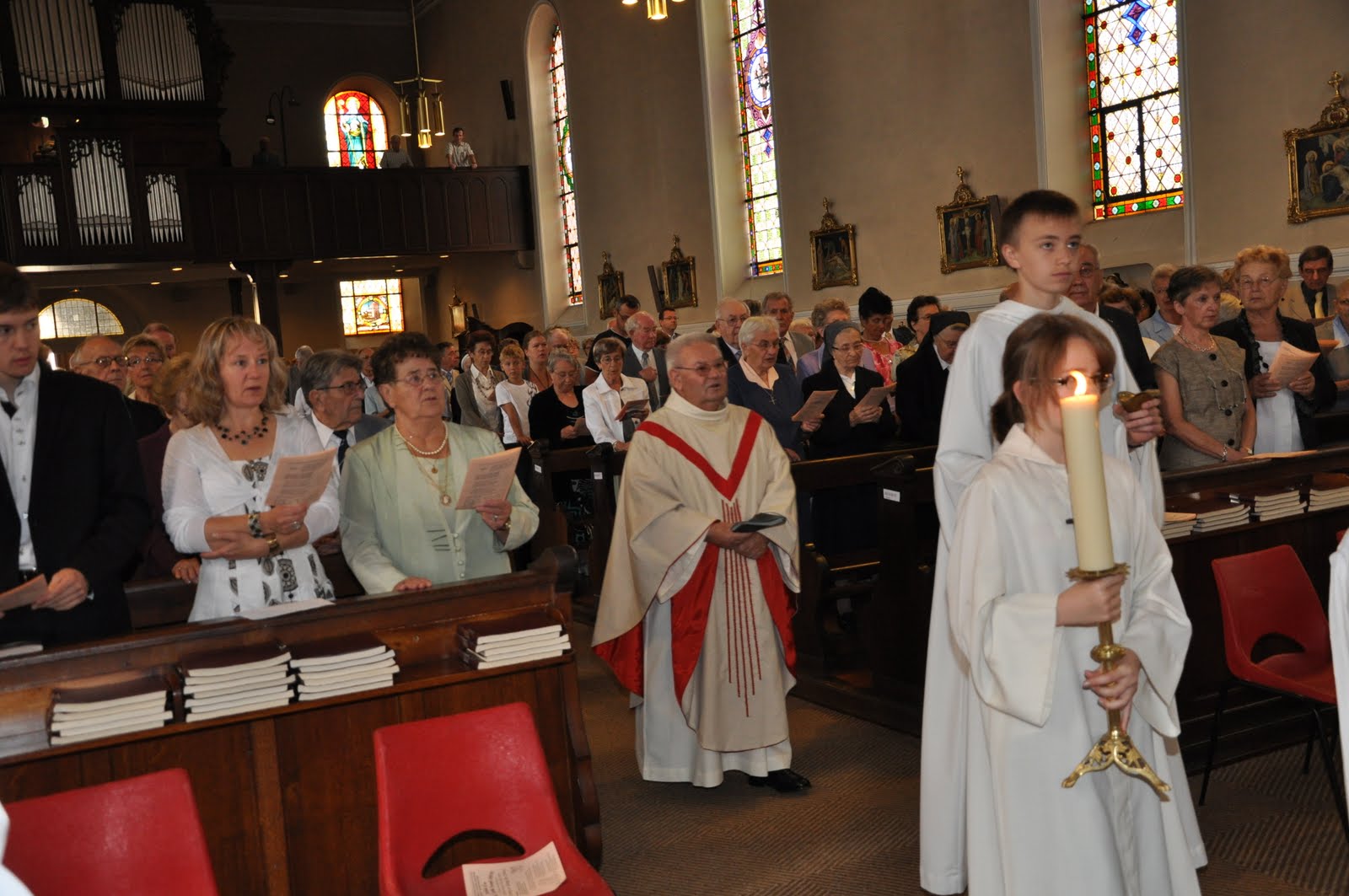 studioray67: Jubilé sacerdotal pour le Père Joseph Mehl, à Marlenheim.