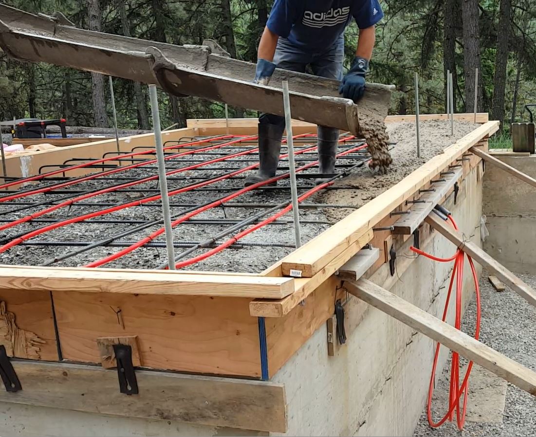 Small Forest Timber Owner Blog for WA: Concrete slab on top of ...