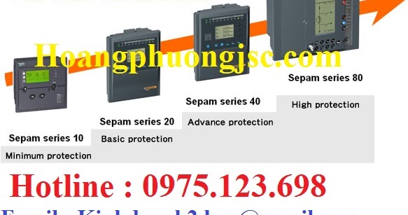 Relay Sepam full sản phẩm: Relay Sepam Series 20