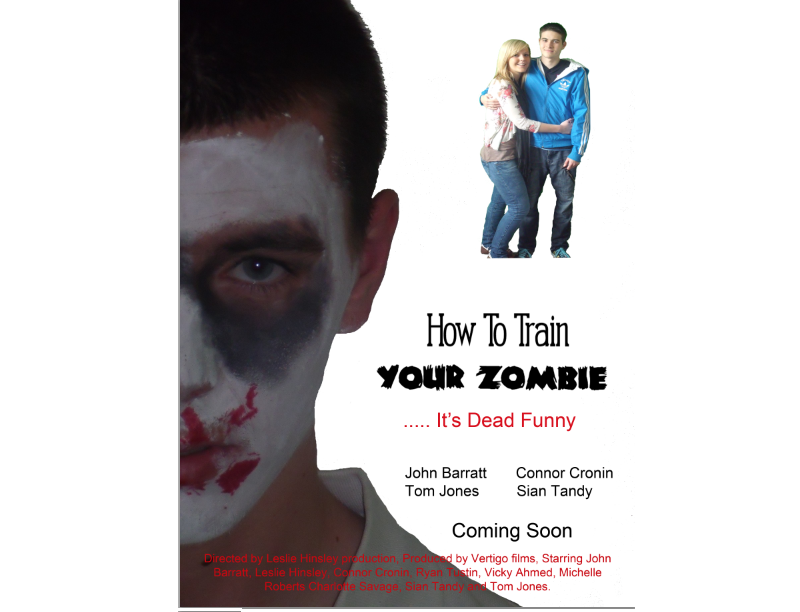 A2 Media Coursework: How To Train Your Zombie film poster