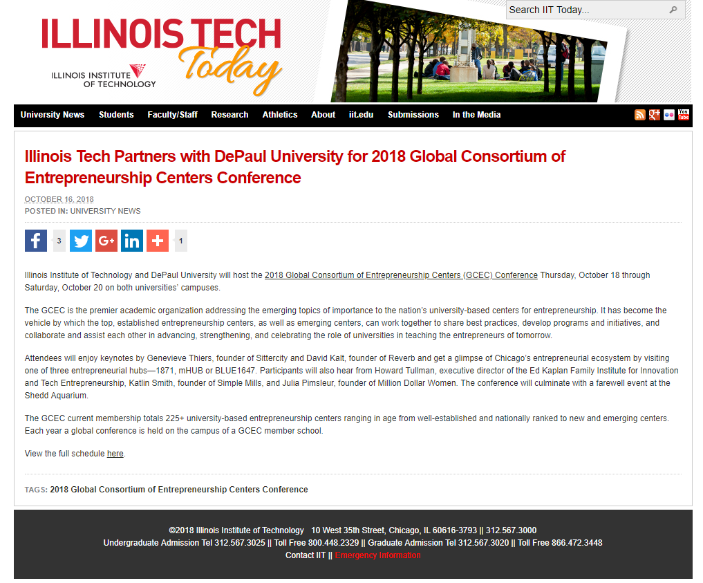 Hindsight : GCEC Consortium at IIT