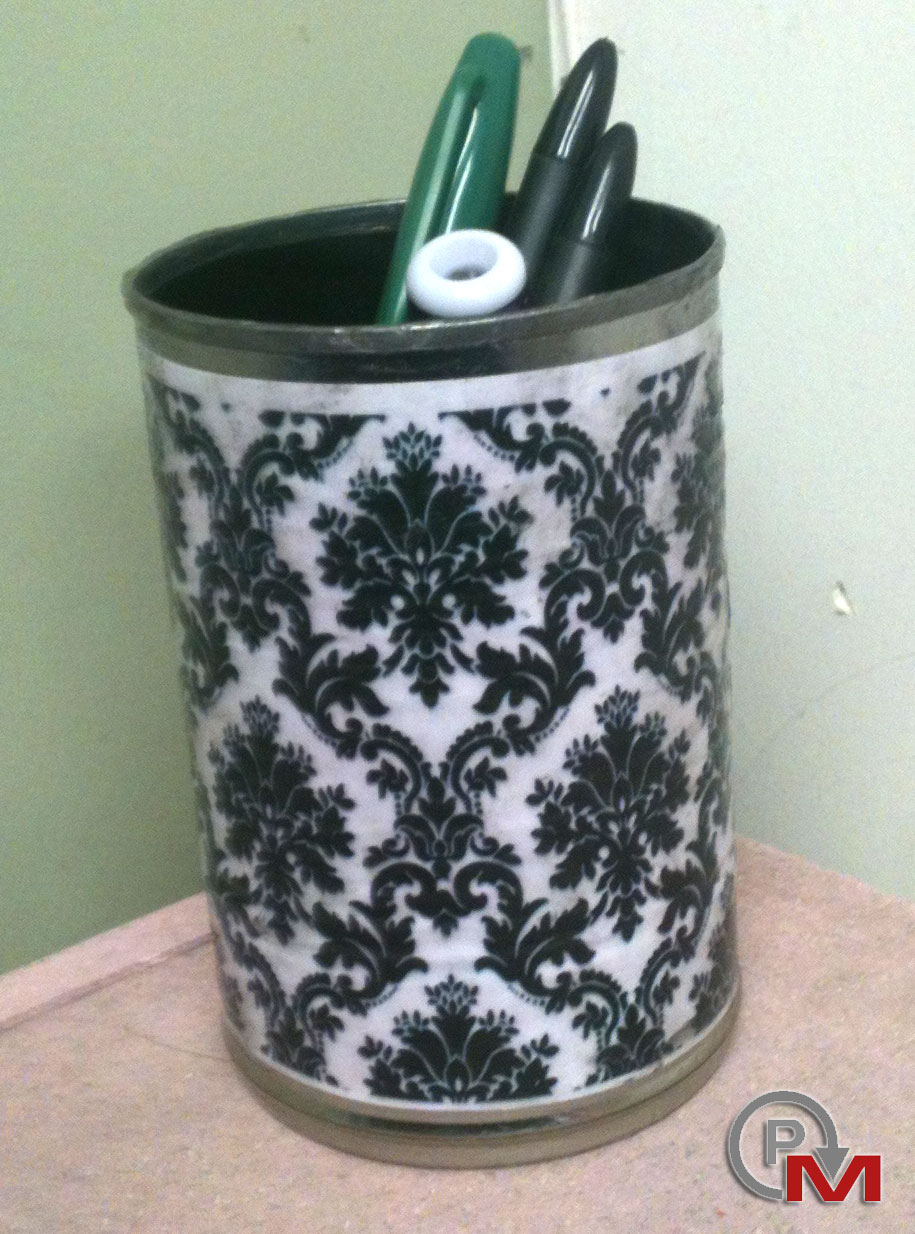 Swiss Army Artist: Crafting DIY: Pencil Cup Mod Podge