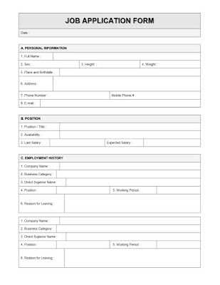 Professional Writing: The 6 Rules for Completing Job Application Forms ...