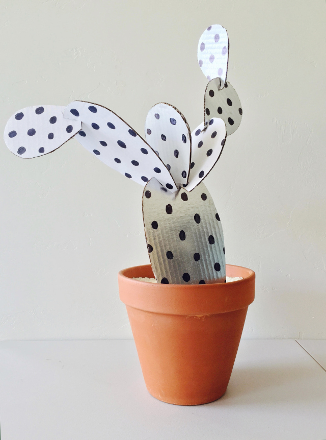 La solución perfecta. Diy cactus de cartón | Decoración