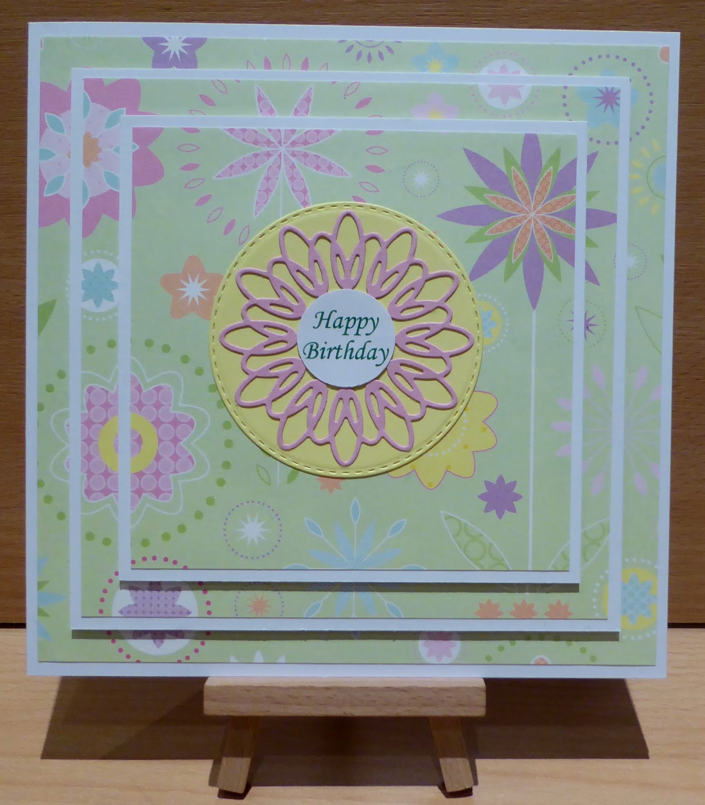 Crafty Sunflower: Triple Layer - no stamping