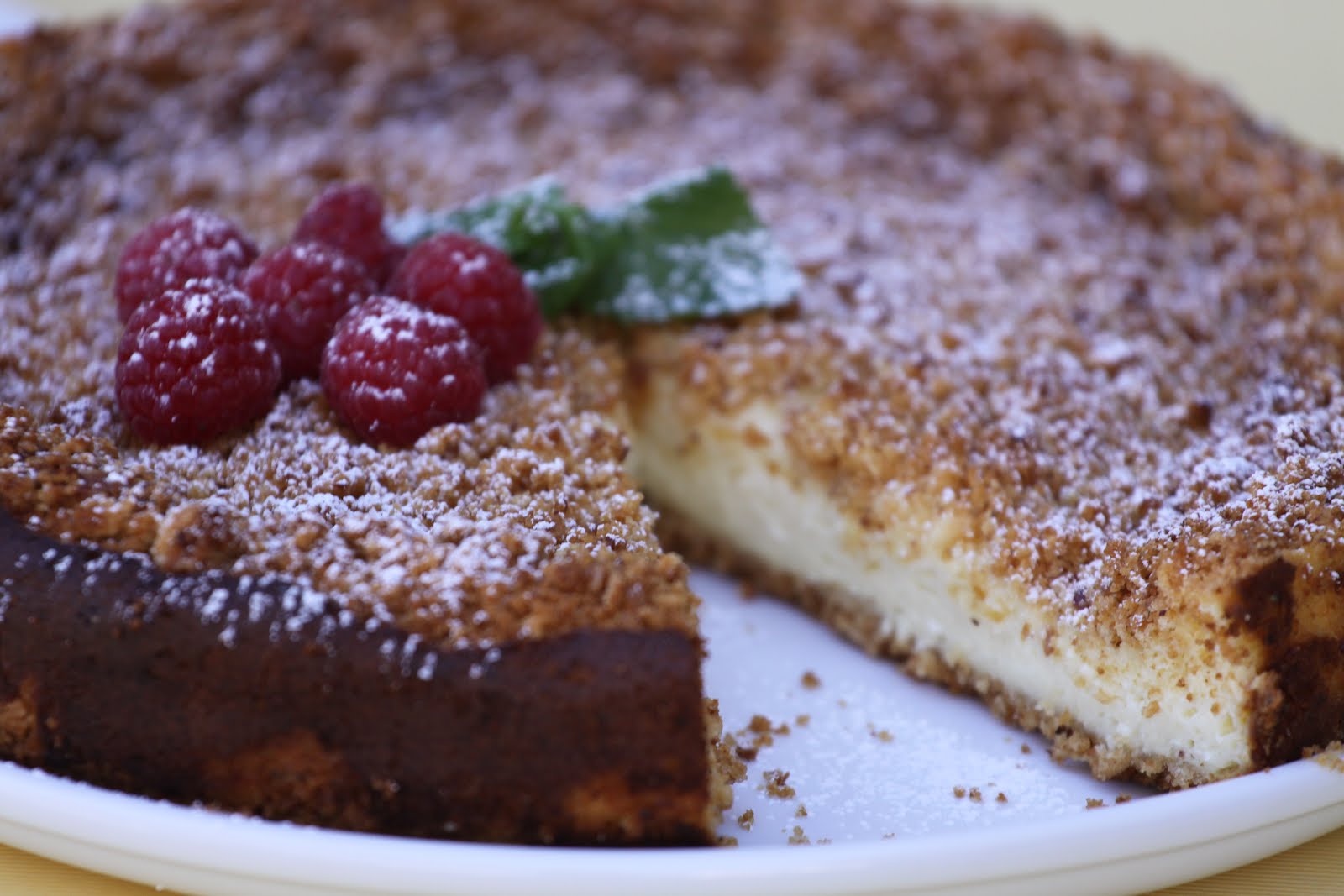 Pots and Frills: Two-Cheese Cheesecake--Very Fluffy