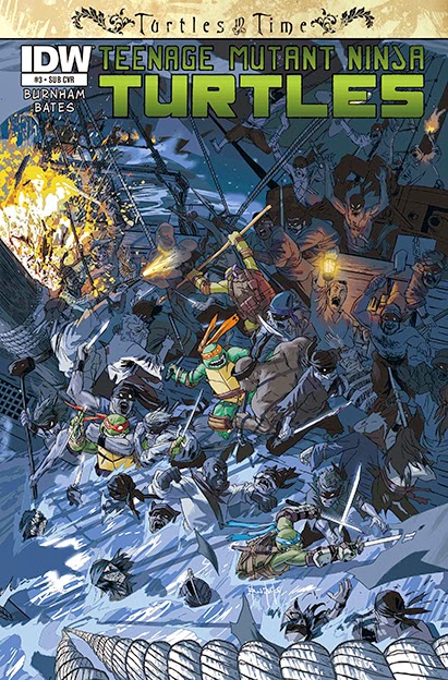 TMNT Turtles in Time #3 - Variant Cover Guide