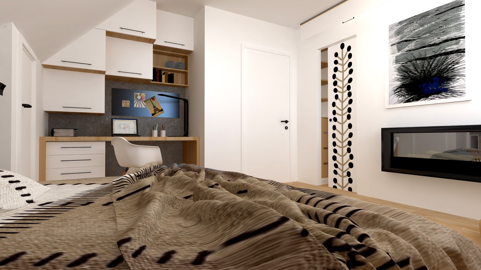 Podkrovná spálňa | Štýly bývania