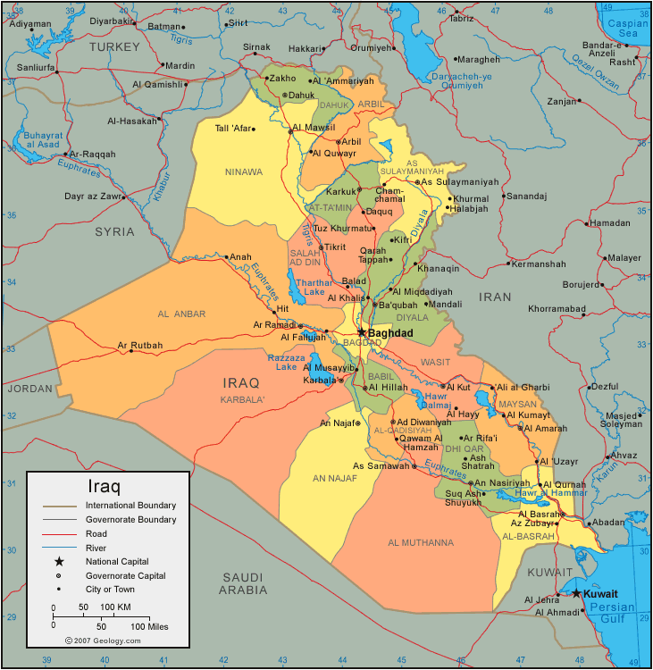 Iraq Map
