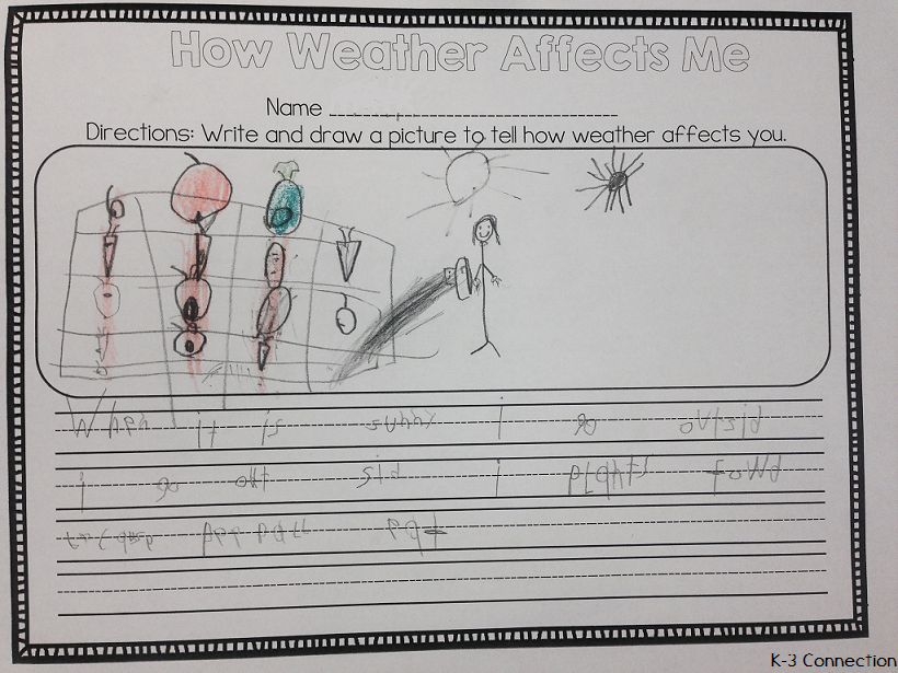 K-3 Connection: Weather Unit (with a FREEBIE)