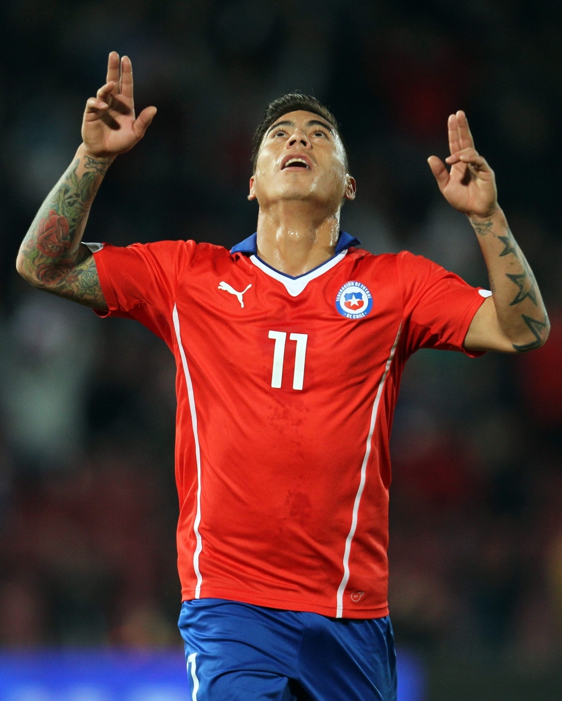 Partidos de la Roja: Eduardo Vargas